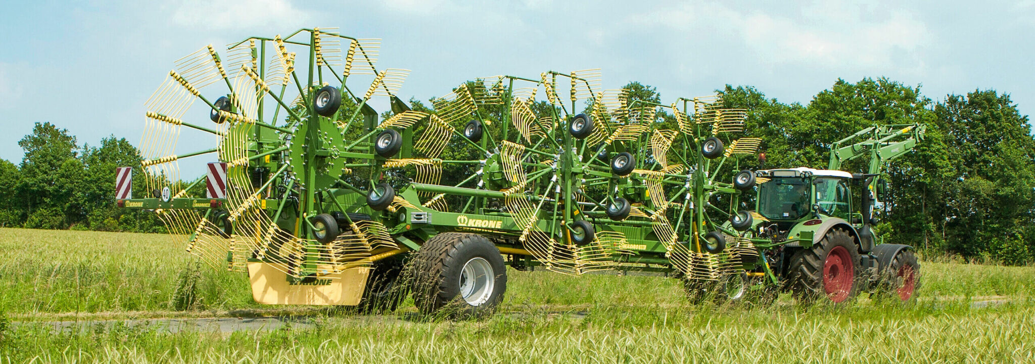 Swadro Six Rotor Centre Delivery Rakes | Krone