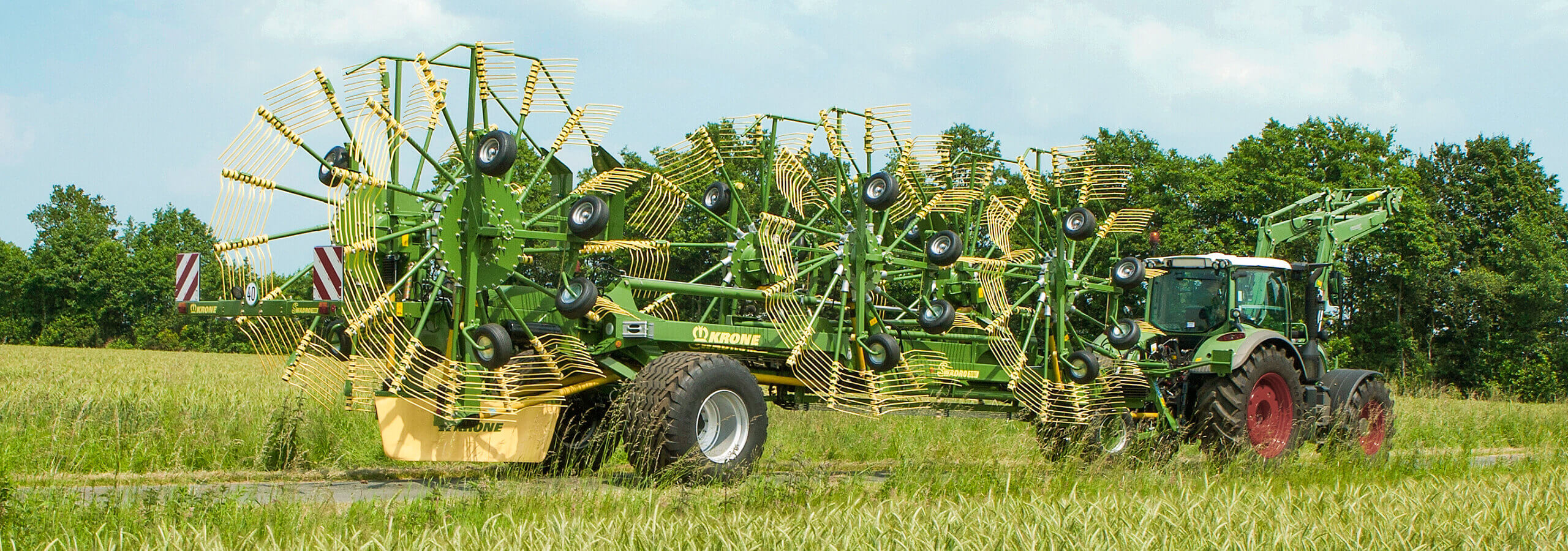 Swadro Six Rotor Centre Delivery Rakes | Krone New Zealand